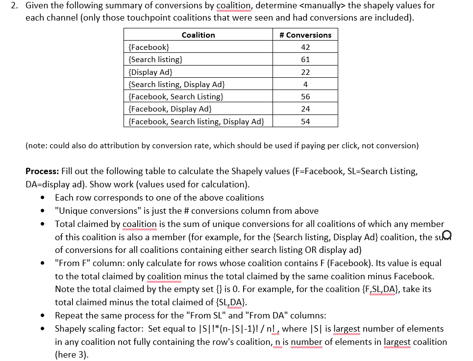 Solved Given the following summary of conversions by | Chegg.com