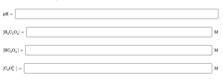 Solved Oxalic acid, H,C,0%, has acid dissociation constants | Chegg.com