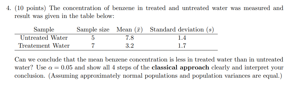 Solved Please use classical approach for all hypothesis | Chegg.com