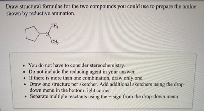 Solved Draw structural formulas for the two compounds you | Chegg.com