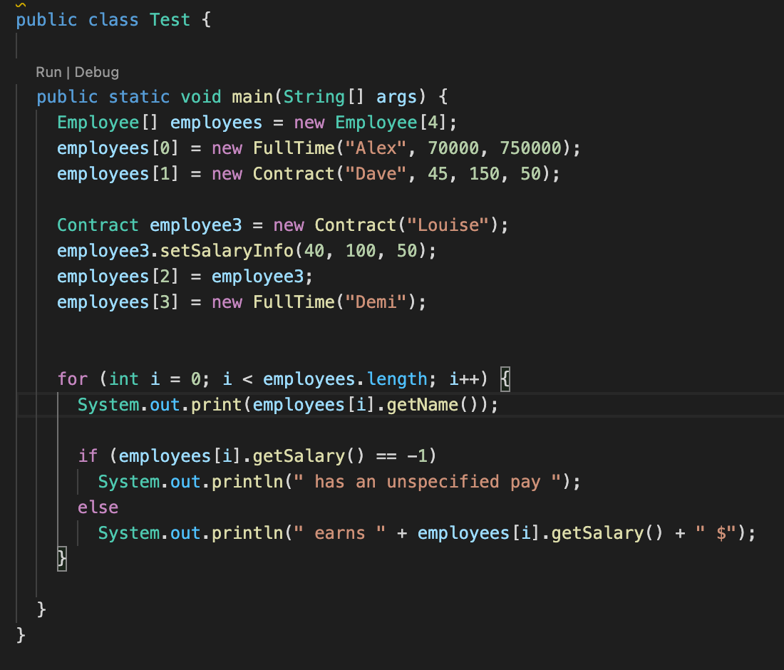 Solved Model this situation using the following classes: • | Chegg.com