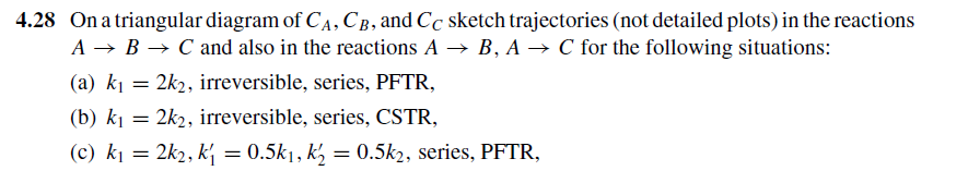 Solved 28 On a triangular diagram of CA,CB, and CC sketch | Chegg.com