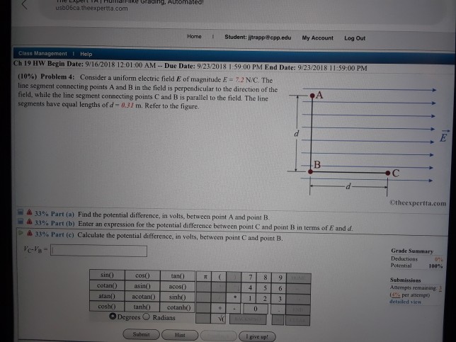 Solved numke Grading, automated! usb06ca theexpertta.com | Chegg.com