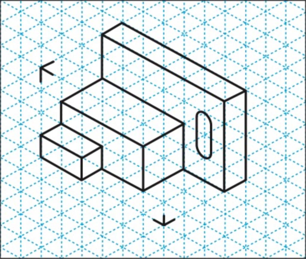 Solved Show the front view, side view, and top view along | Chegg.com