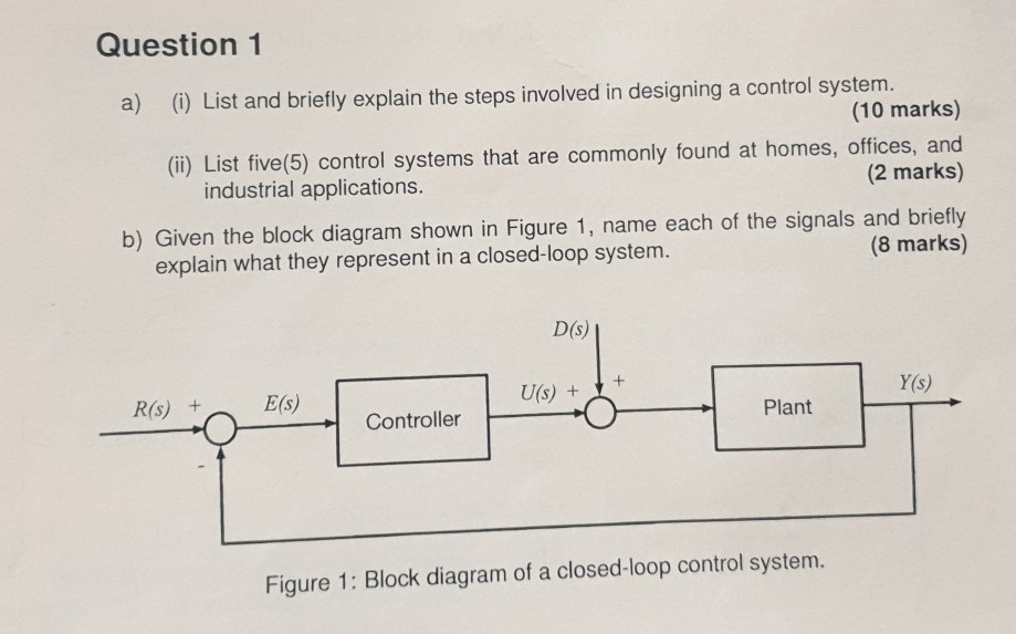 Solved Question 1 a) () List and briefly explain the steps | Chegg.com