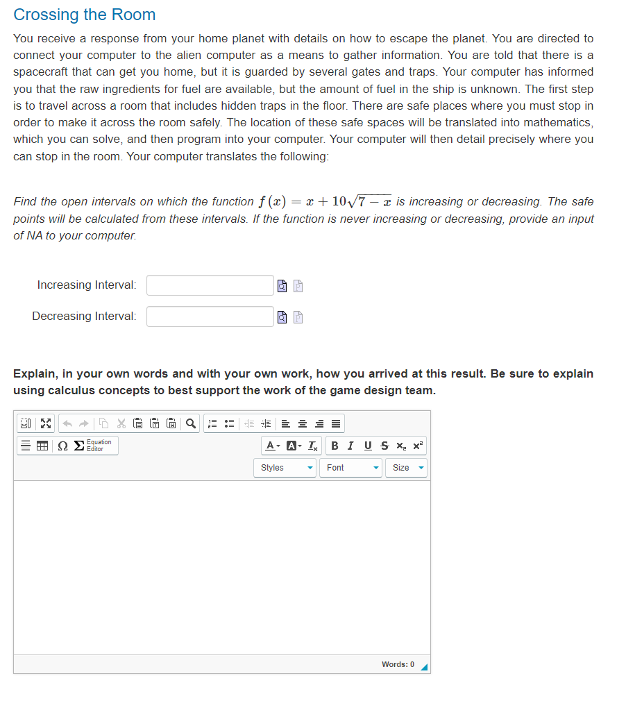 Solved Crossing the Room You receive a response from your | Chegg.com