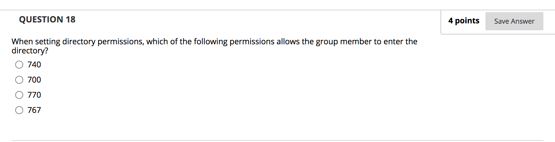 Solved QUESTION 18 4 points Save Answer When setting | Chegg.com