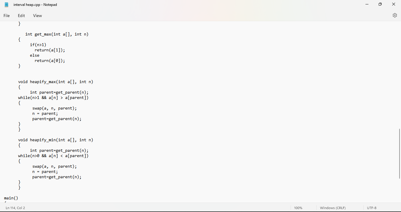 Solved View*binomial.cpp - Notepad File Edit View \} else \{ | Chegg.com
