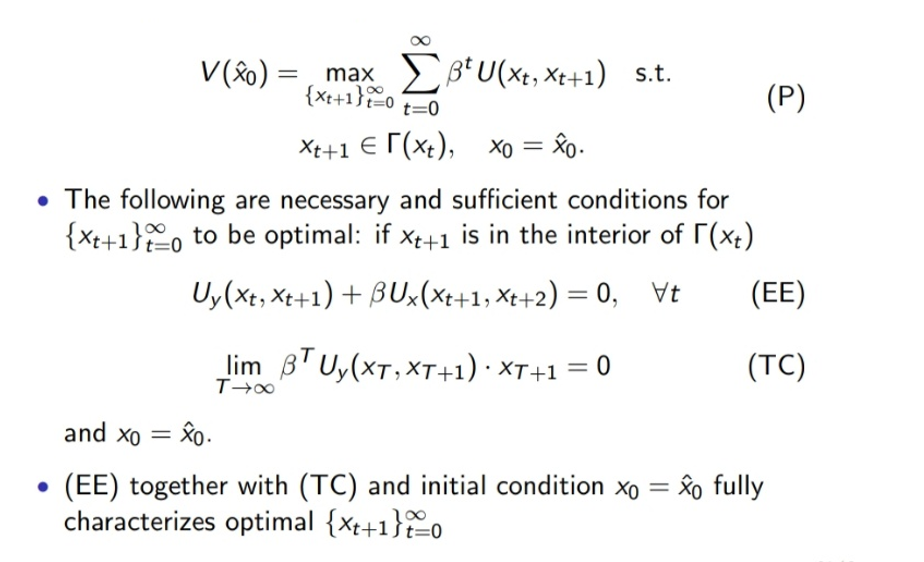 QUESTION: Construct Euler equation (EE) & | Chegg.com