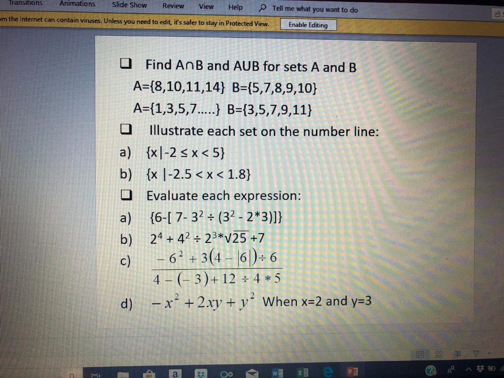 Solved Transitions Animations Slide Show Review View Help O | Chegg.com