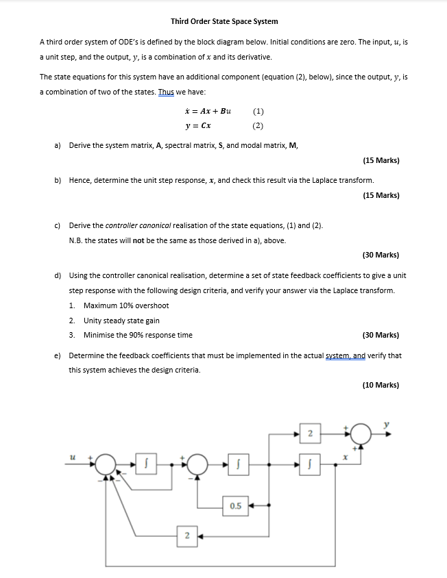 Third Order State Space System A Third Order System 2415