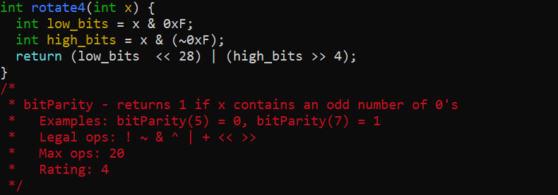 Solved Int Bitor Int X Int Y Return ∼∼xand∼y ∗ ∗ 
