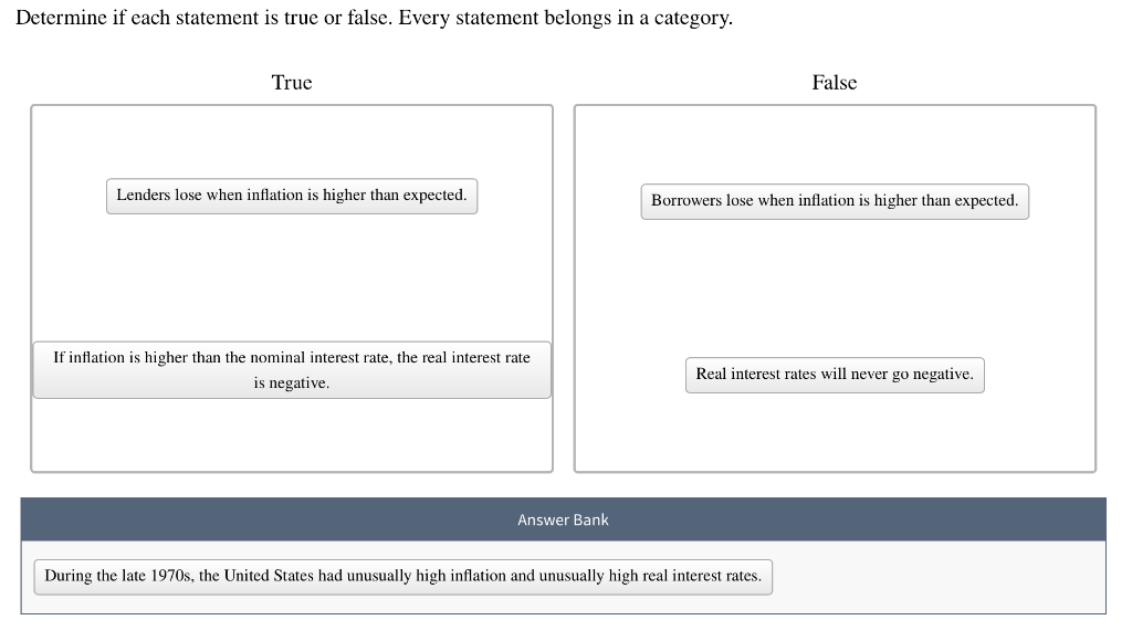 Solved Determine if each statement is true or false. Every | Chegg.com