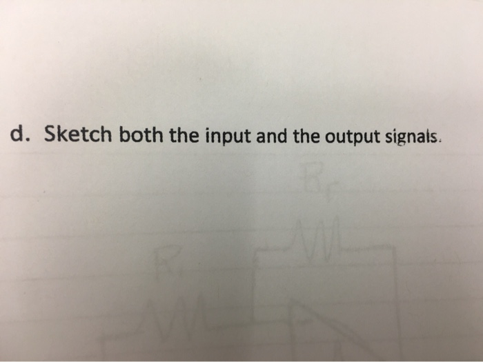 Solved Design a differentiator circuit with an input signal | Chegg.com