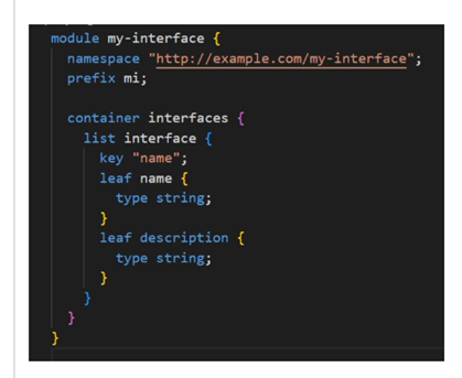 Given the following YANG module, create an instance | Chegg.com
