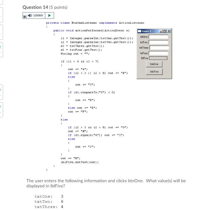 Question 14 (5 points) Listen private class | Chegg.com