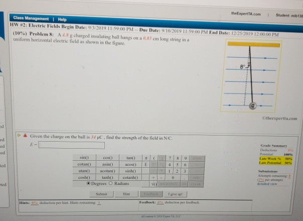 Solved the Expert TA.com Student: mit 130 Class Management | | Chegg.com