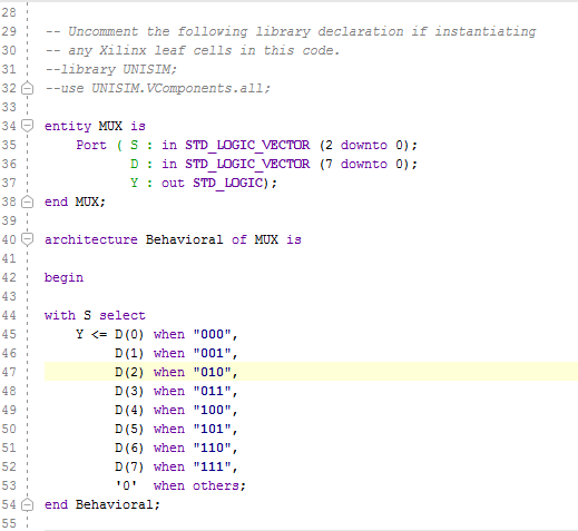 Solved Uncomment the folloving library declaration if | Chegg.com