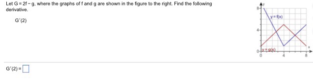 Solved Let G- 2f-g. where the graphs of f and g are shown in | Chegg.com Solved Let G- 2f-g. where the graphs of f and g are shown in | Chegg.com