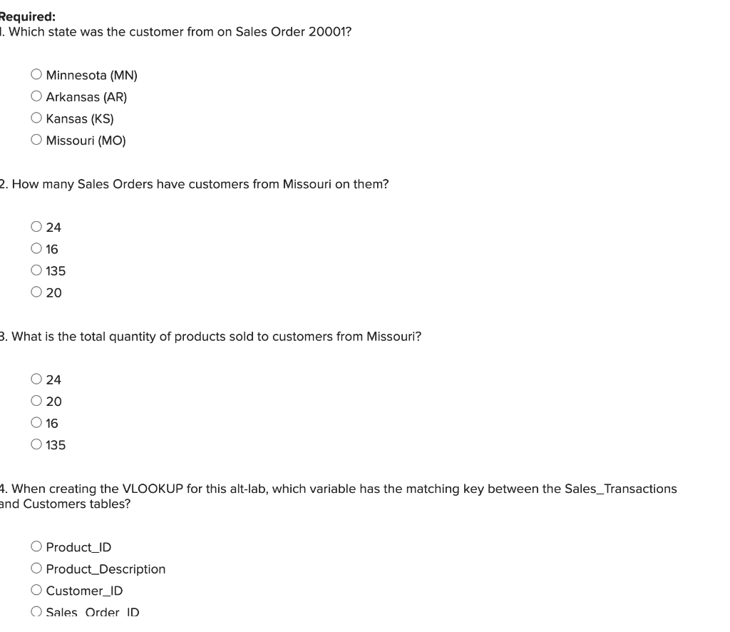 Required Information The Following Information Chegg