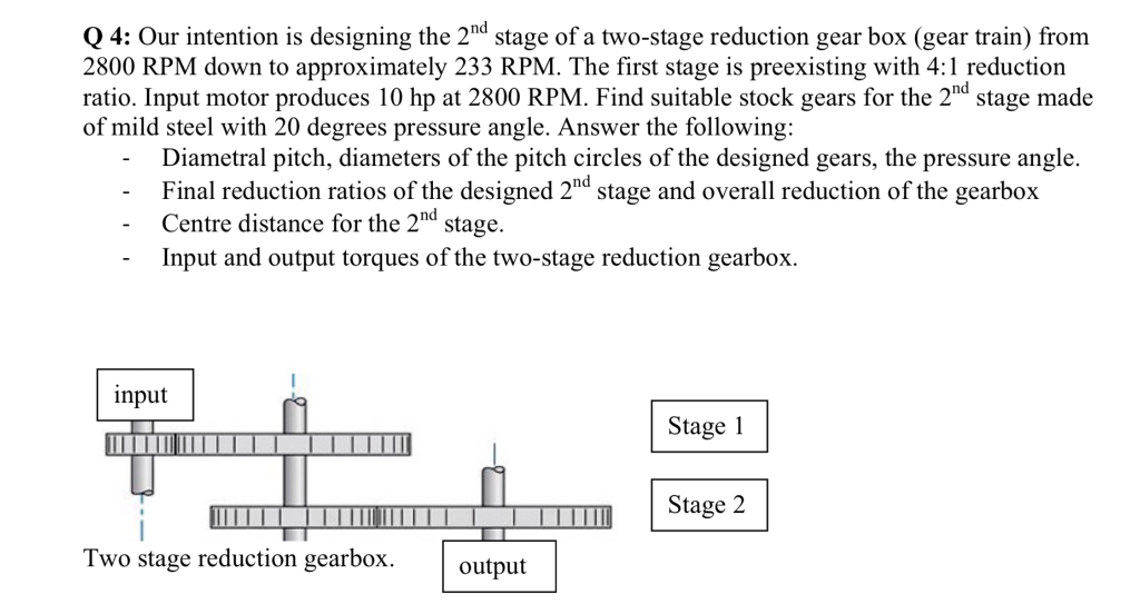 Solved Q 4: Our intention is designing the 2"" stage of a | Chegg.com
