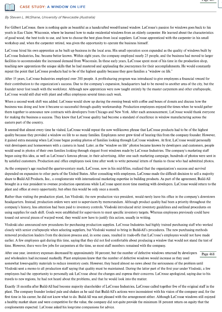 Solved Analyze this case in 2-4 paragraphs or so, using the | Chegg.com