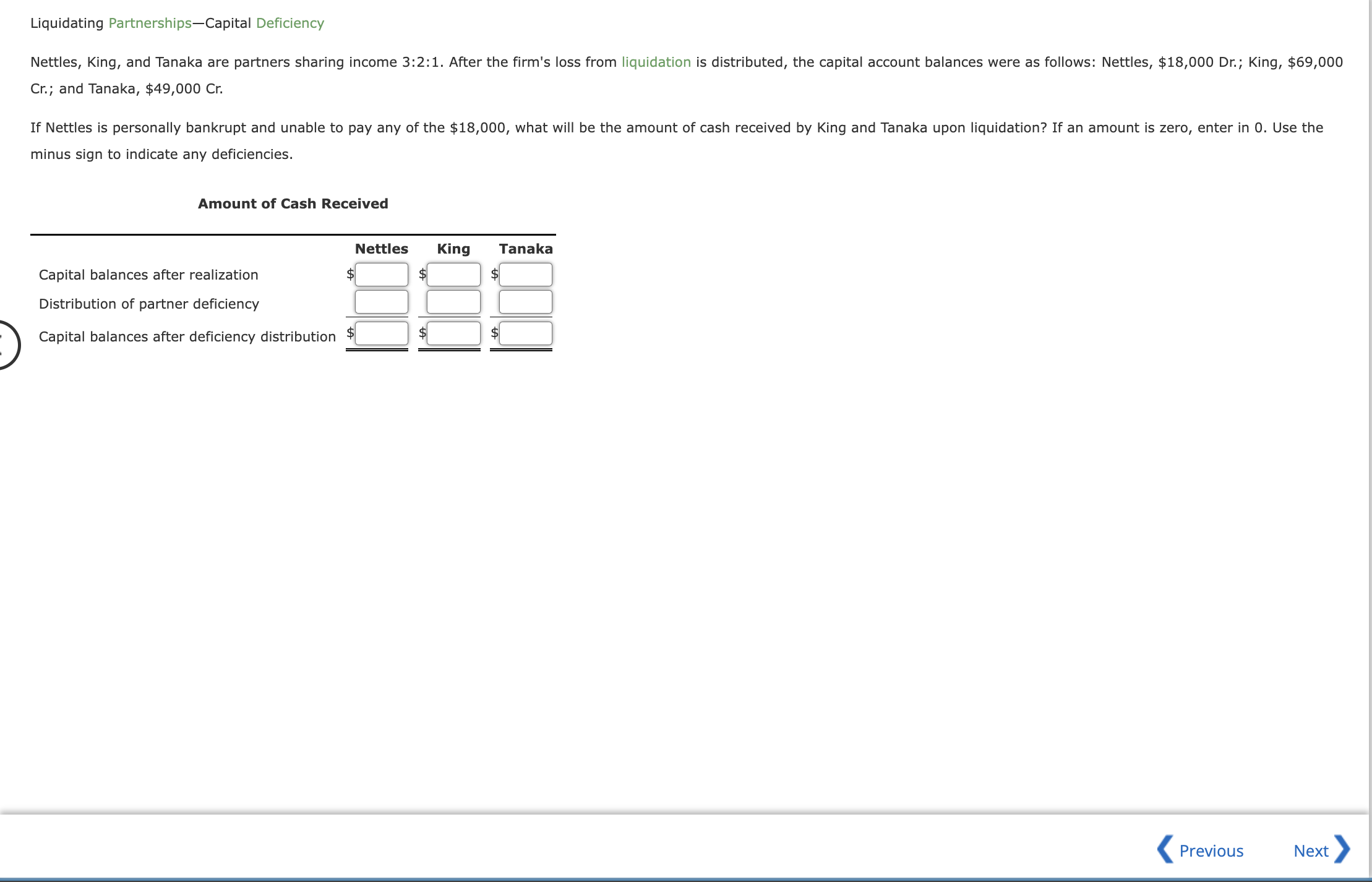 Solved Liquidating Partnerships-Capital Deficiency Cr.; and | Chegg.com