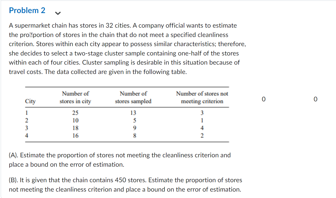 Solved please solve it step by stepProblem 2A supermarket | Chegg.com