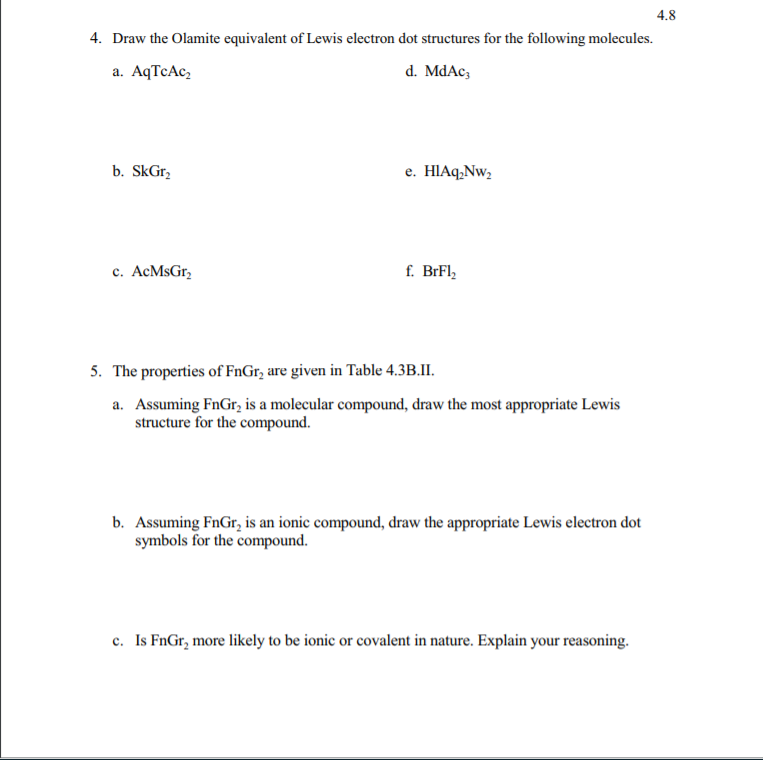 Olamite Periodic Table A Nw Sh 31 333 10 44 55 5 :76 | Chegg.com