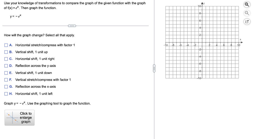 Solved Use your knowledge of transformations to compare the | Chegg.com