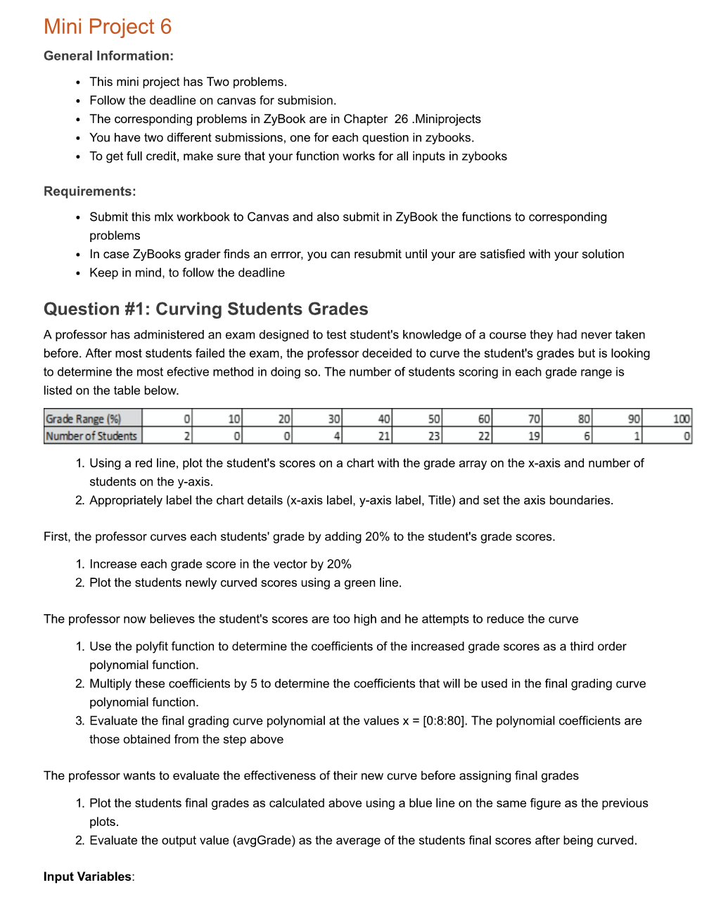 Mini Project 6 General Information: . • This mini | Chegg.com