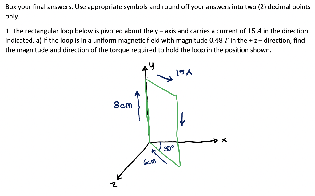 Solved Box your final answers. Use appropriate symbols and | Chegg.com