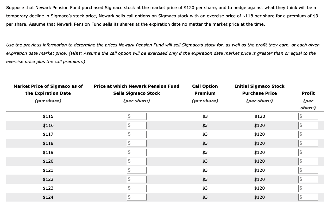 Solved Suppose that Newark Pension Fund purchased Sigmaco | Chegg.com