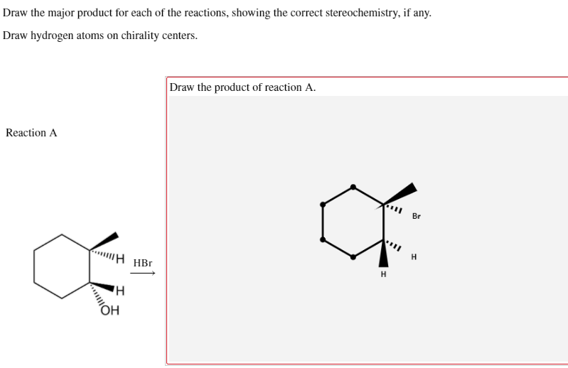 Solved Draw the major product for each of the reactions, | Chegg.com Solved Draw the major product for each of the reactions, | Chegg.com