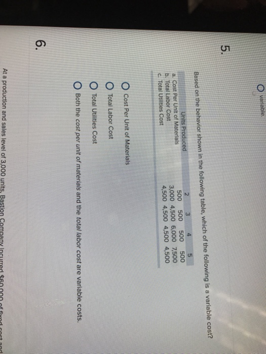 Solved Based on the behavior shown in the following table, | Chegg.com
