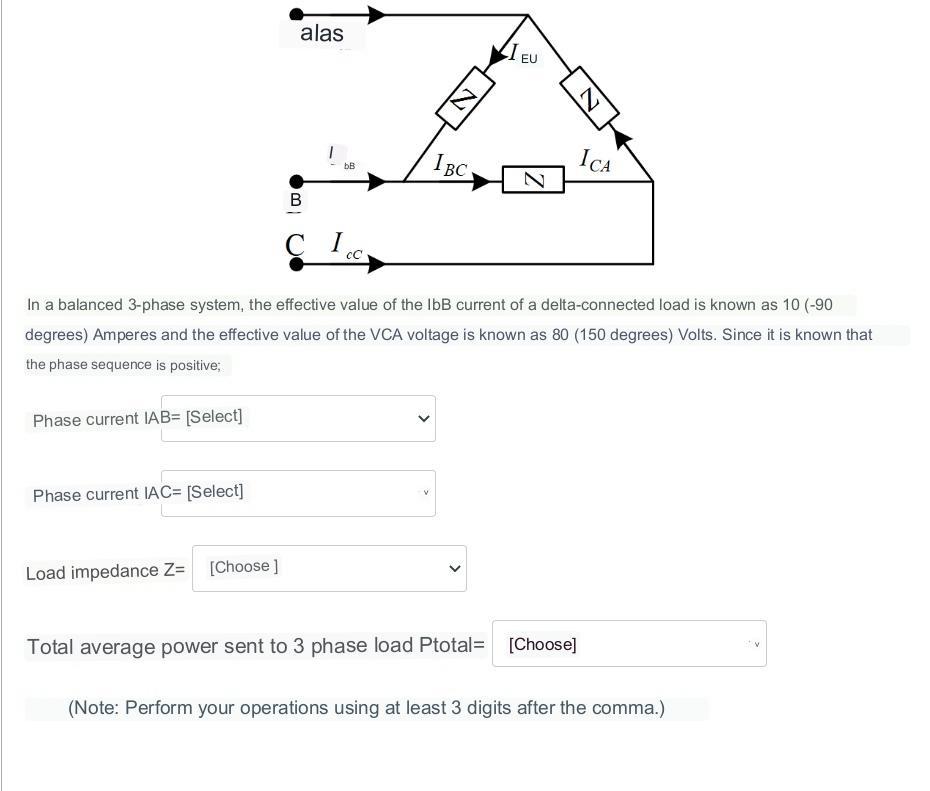Solved In a balanced 3-phase system, the effective value of | Chegg.com
