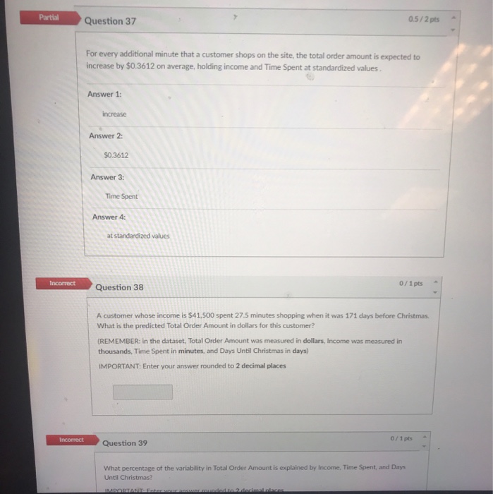 Solved For Questions 25-45, consider the following scenario: | Chegg.com