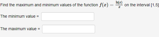Solved Find the maximum and minimum values of the function | Chegg.com