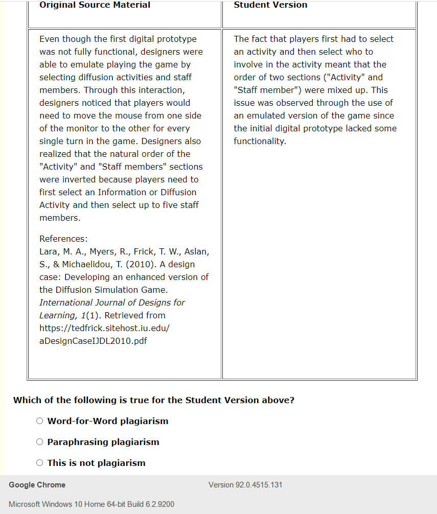 Solved Item 6 In the case below, the original source | Chegg.com