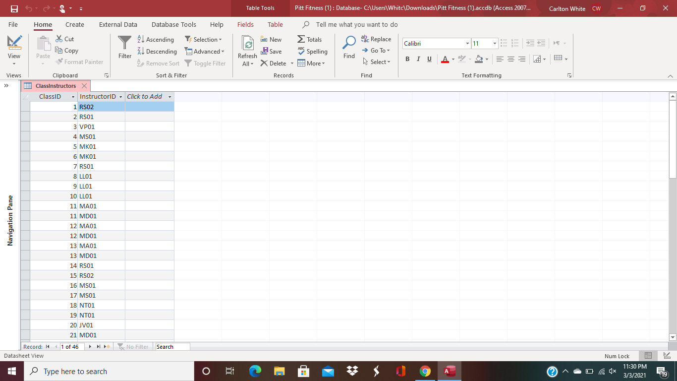 Solved Write the SQL code for the following: List the class | Chegg.com