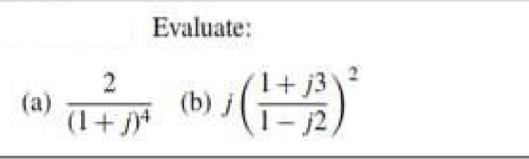 Solved Evaluate: la) 2 (1 + (b) () - | Chegg.com