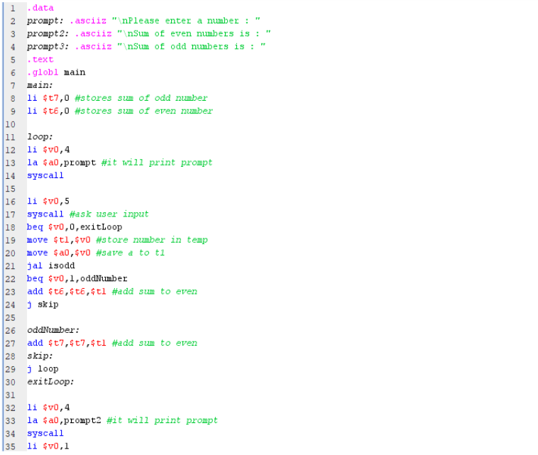 Solved Explain the MIPS code below in detail. Explain how | Chegg.com