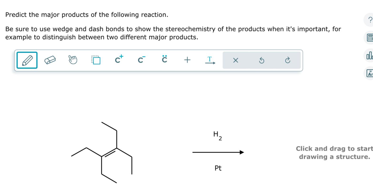 Solved Predict the major products of the following reaction. | Chegg.com