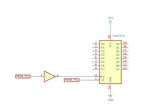Solved . Since the 74HC574 is able to store 8 bits of data, | Chegg.com