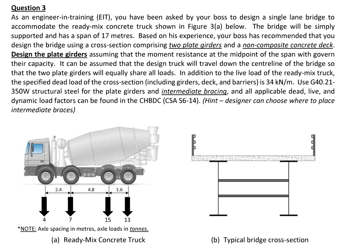 Solved Question 3 As an engineer-in-training (EIT), you have | Chegg.com