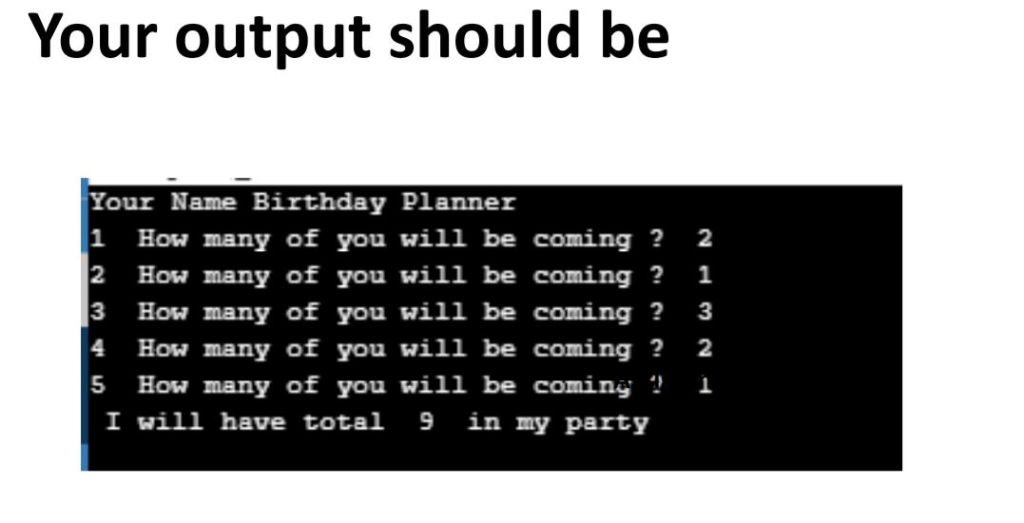Solved Assignment 2 Birthday Party Application Develop | Chegg.com