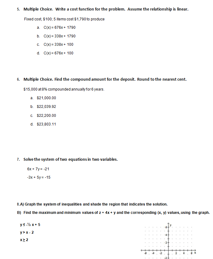 Solving Linear Equations Multiple Choice Worksheet: Mastering the ... Solving Linear Equations Multiple Choice Worksheet: Mastering the ...