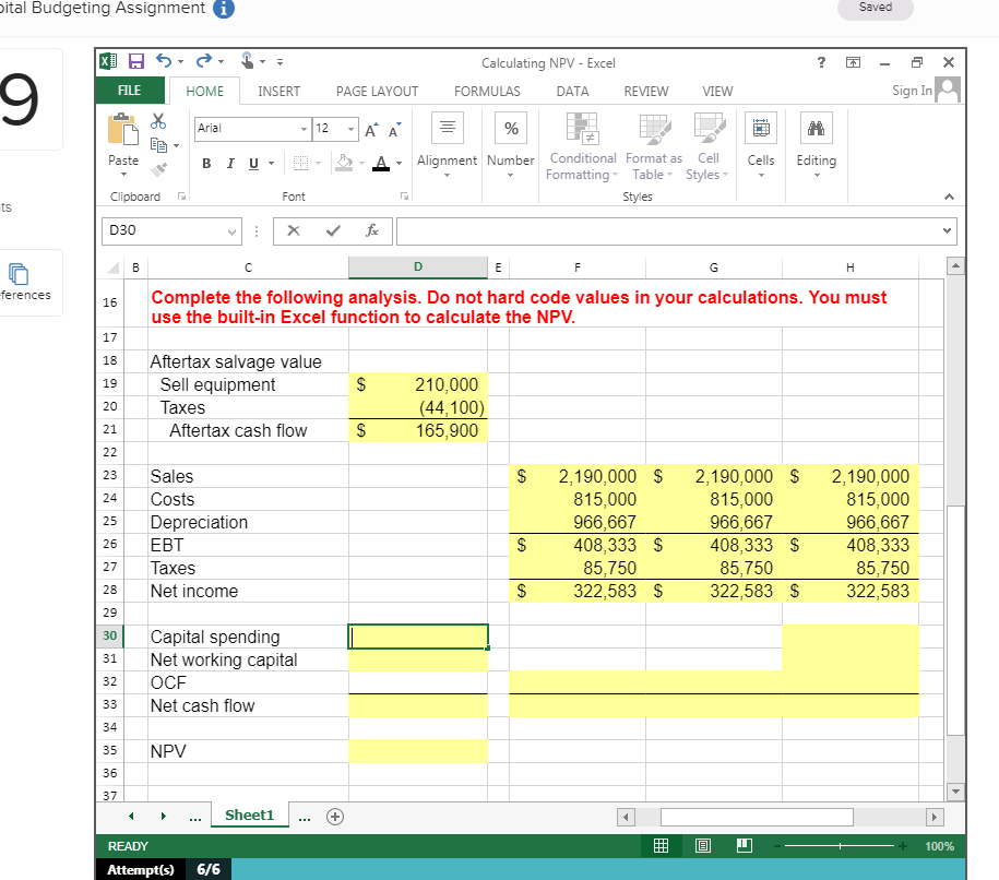 Solved Problem 10-11 Calculating NPV. Calculating NPV - | Chegg.com