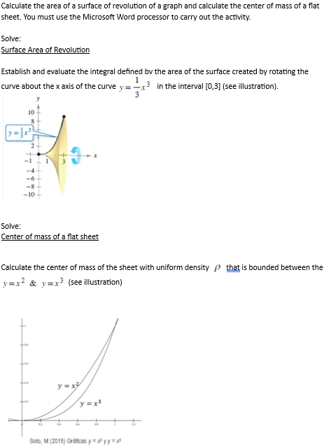 Solved Calculate the area of a surface of revolution of a | Chegg.com