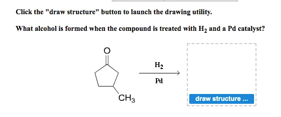 Solved Click the "draw structure" button to launch the | Chegg.com